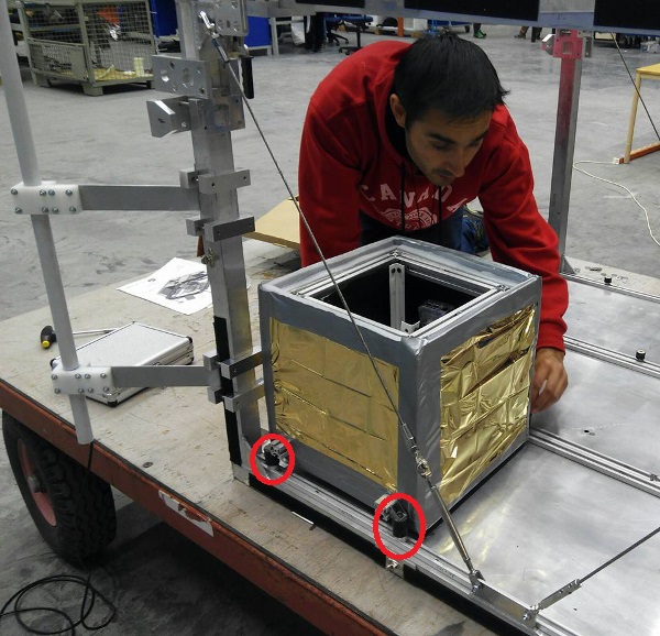 AMC MECANOCAUCHO's vibration isolators in rocket balloon | AMC Mecanocaucho