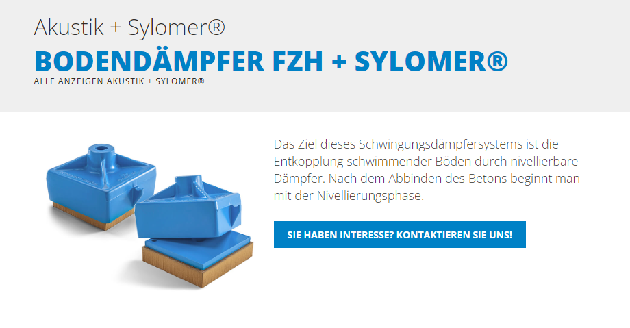 NEUE MONTAGEANLEITUNG FÜR DIE SCHALLTECHNISCH OPTIMIERTE BODENLAGERUNG ...